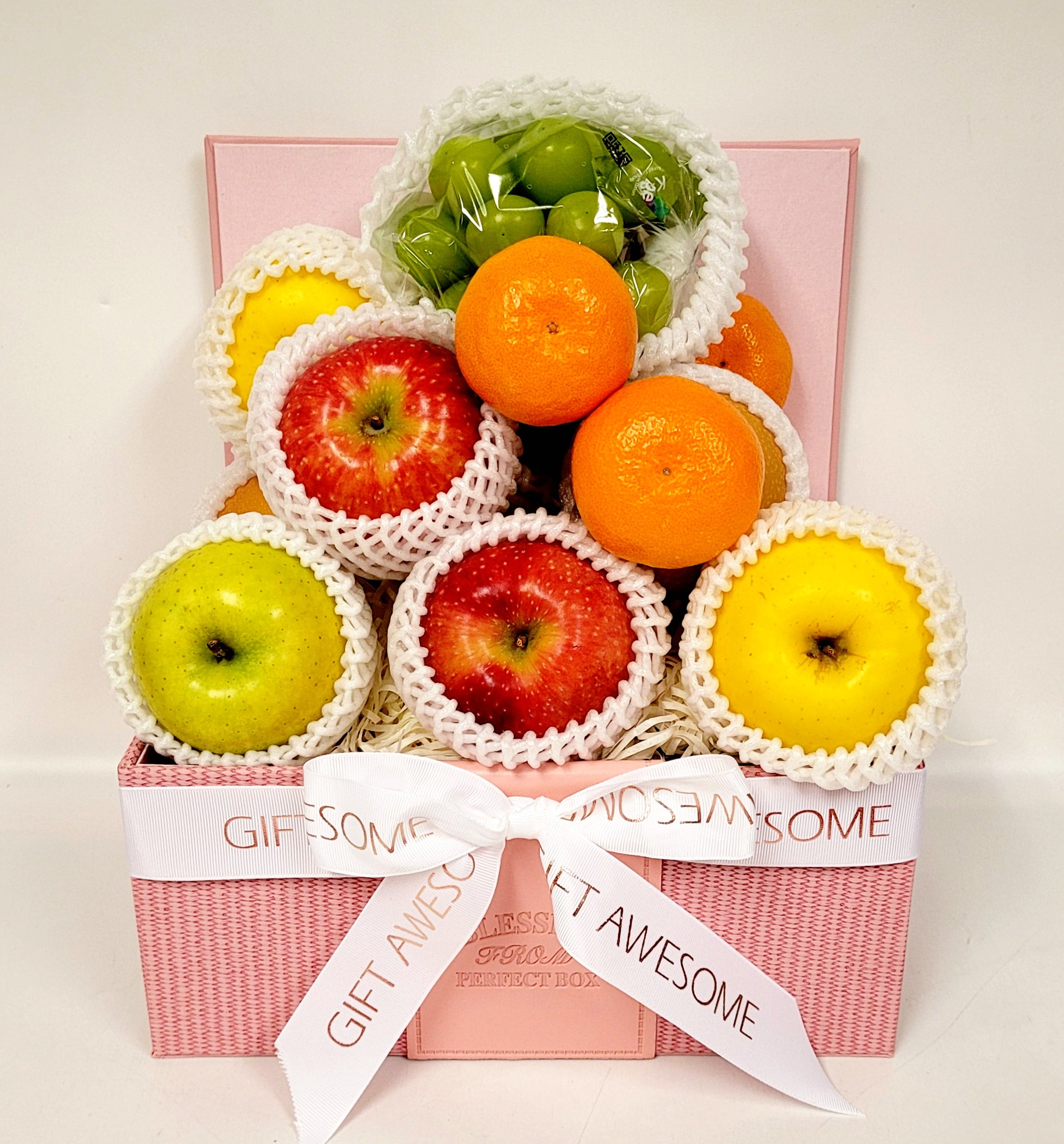 Pink Delightful Japanese & Korean Fruit Hamper – Gift Awesome