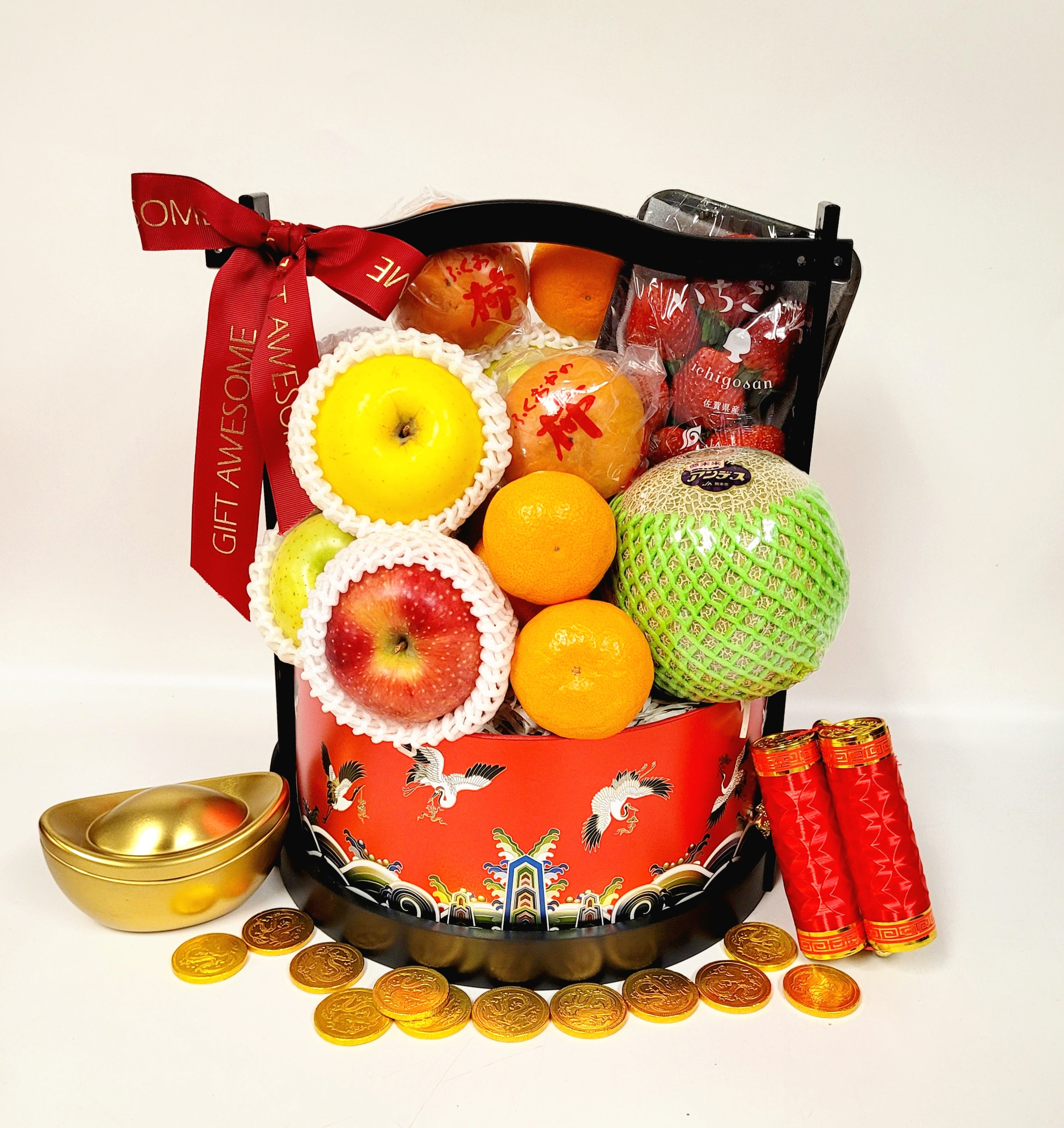 Fortune Crane Deluxe Japanese & Korean Fruit Hamper – Gift Awesome